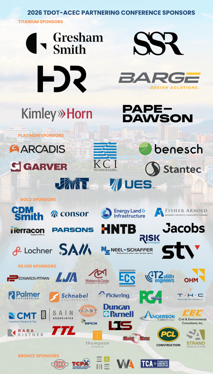 2026 TDOT/ACEC Partnering Conference - American Council of Engineering ...